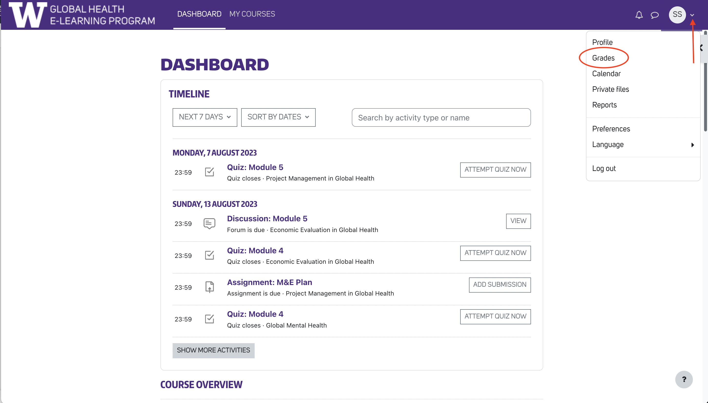 How to print your grades from a desktop or laptop computer