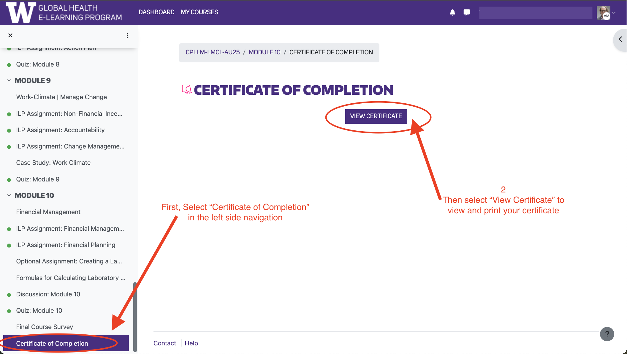 How can I access my digital certificate?