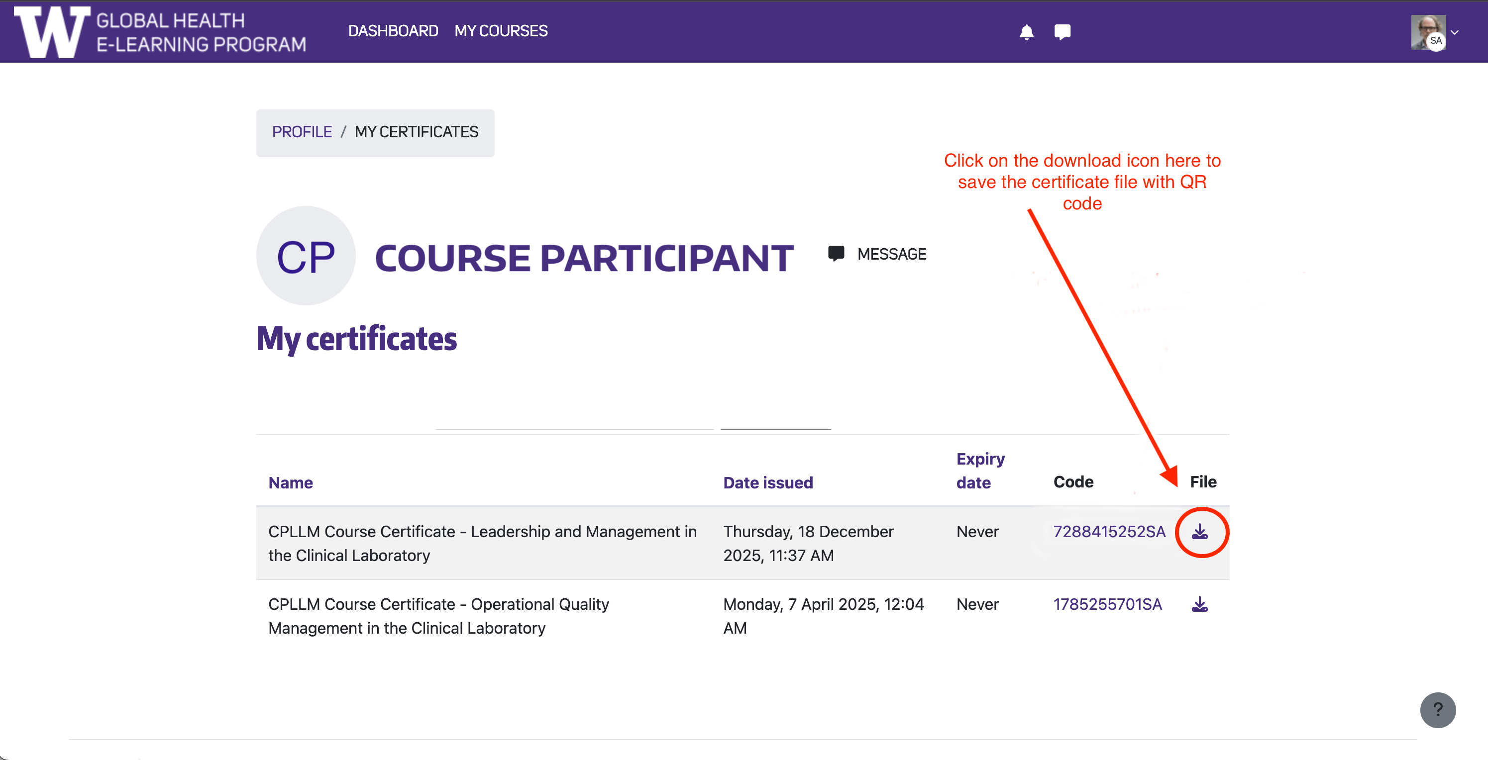 How can I access my digital certificate?